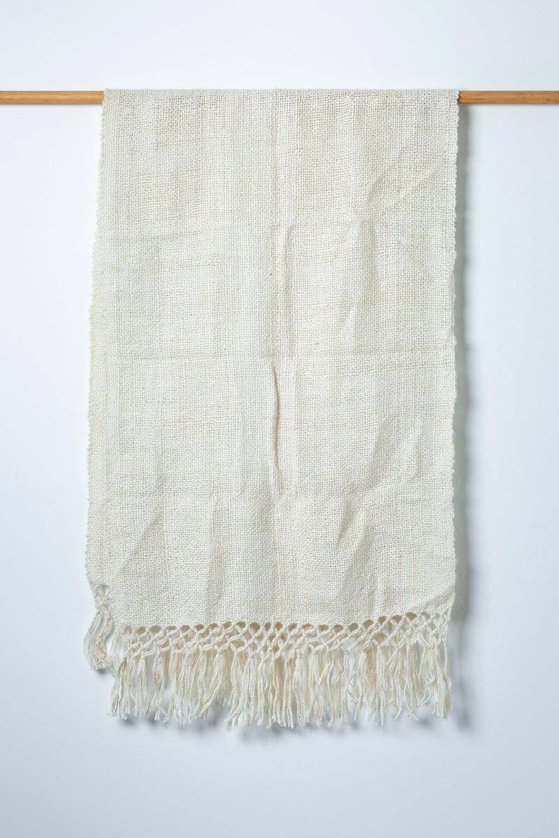Llama Wool Oversized Scarf | Natural – Casapacha
